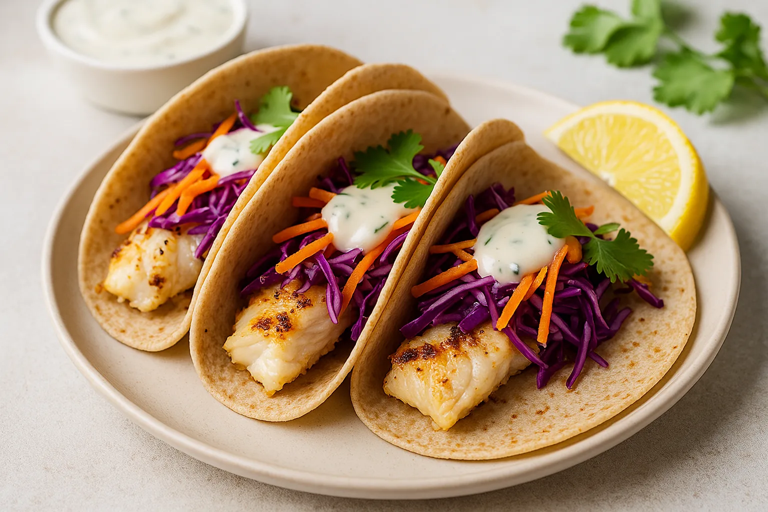 Tacos de pescado saludables con repollo - Sabore Saludable